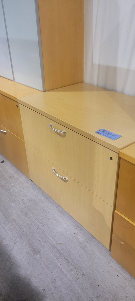 Maple 2-Drawer Lateral File Cabinet – Superior Office Services | Used ...