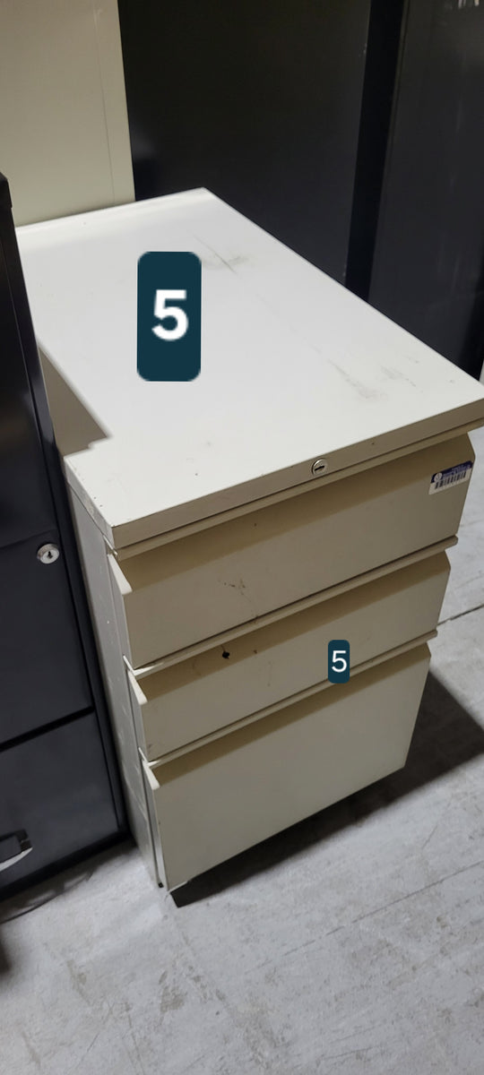 3-Drawer Mobile File Cabinet – Superior Office Services | Used Office ...