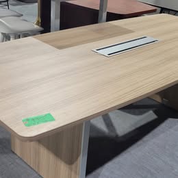 8' As-Is Light Oak Conference Table – Superior Office Services | Used ...